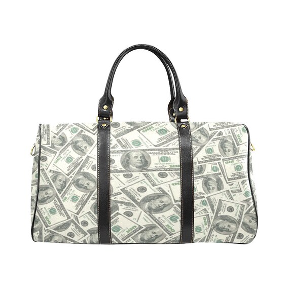 Travel Bag Money Money Money One Million Dollars Cash One | Etsy