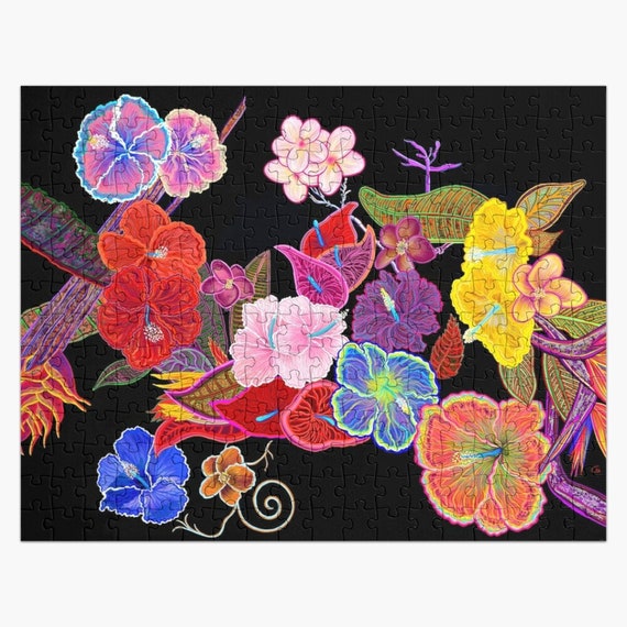Rectangle Jigsaw Puzzle 5 Sizes 30 to 1000 Pieces Hawaiian | Etsy