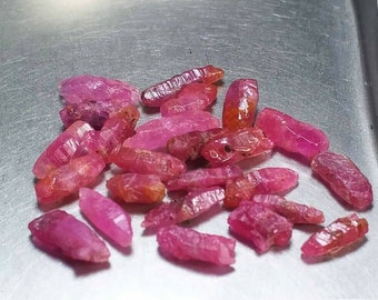 Ruby Rough Corundum - Etsy