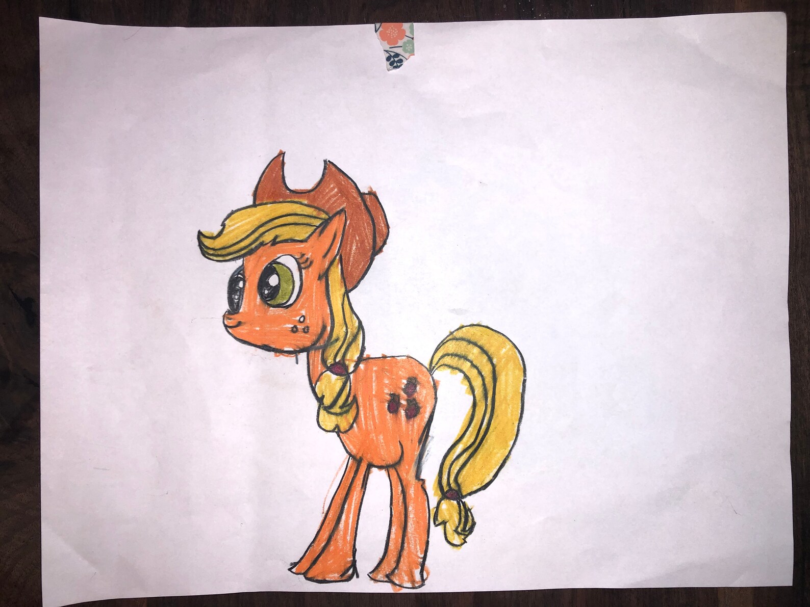 Custom My Little Pony Artwork Colored Pencil on Card Stock - Etsy