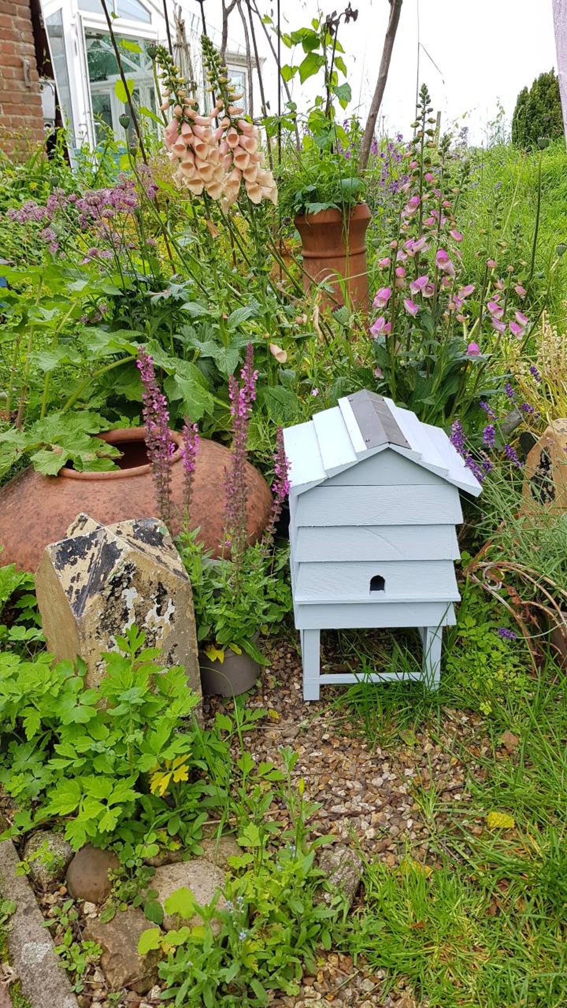 Decorative Beehive for garden or home small beehive garden | Etsy