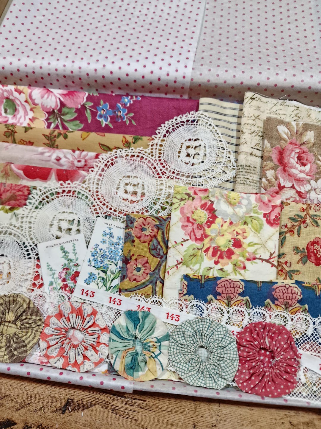 Beautiful Floral Selection Box, Box No 3 , Slow Stitching Kit ...