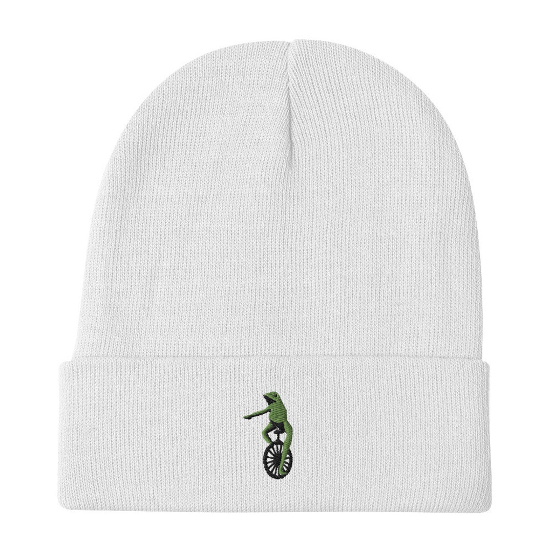Beanie Here Come Dat Boi Embroidered to Order Warm Slouchy Cuffed Knit ...