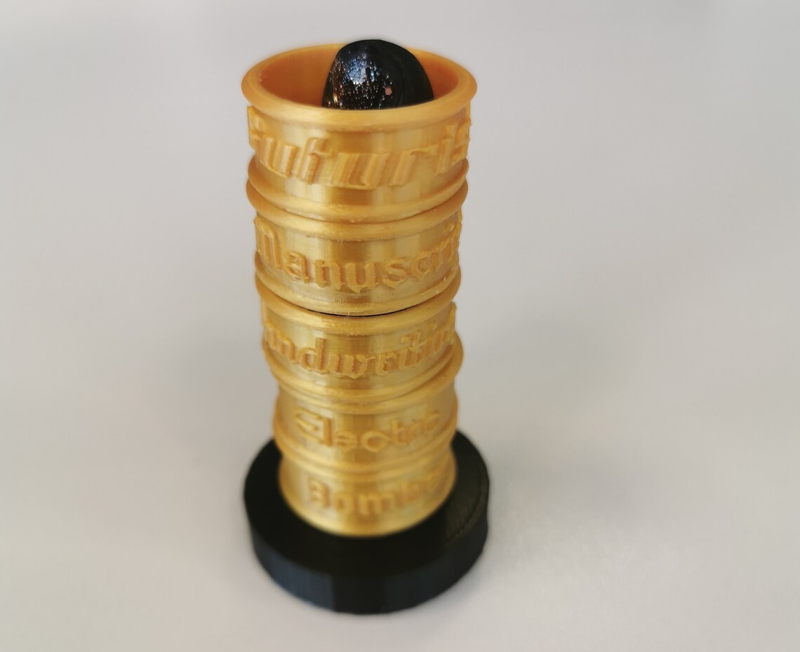 Personalised Ring STL Model for 3D Printing - Etsy