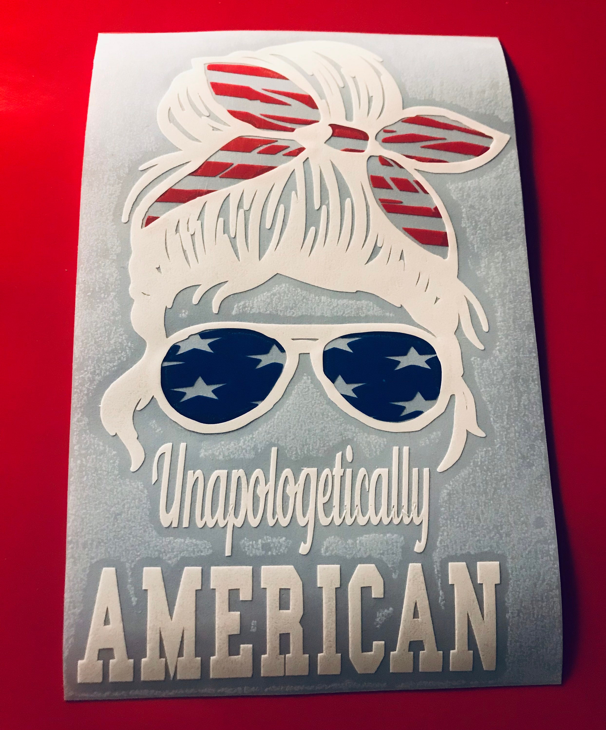 Unapologetically American Sticker/decal - Etsy