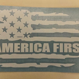 American Flag America First Car Decal or Sticker - Etsy