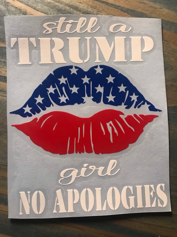 Trump Girl Vinyl Decal - Etsy