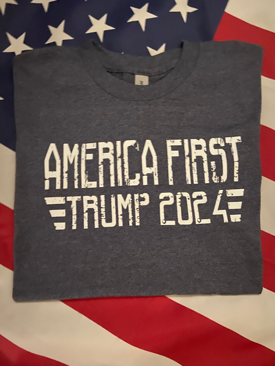 America First Trump 2024 Adult Unisex Tshirt - Etsy