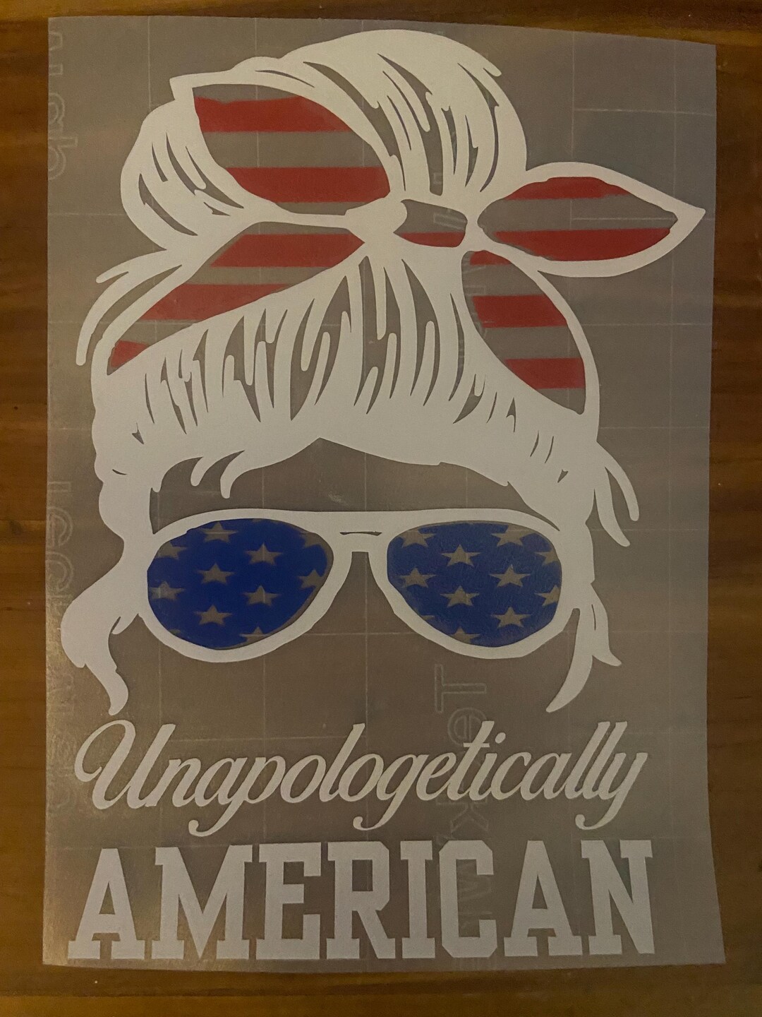 Unapologetically American Sticker/decal - Etsy