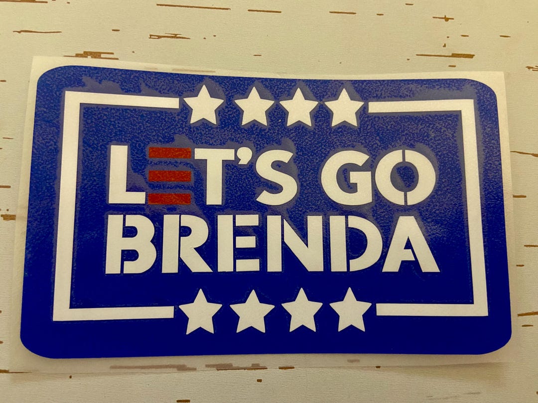 Lets Go Brenda Vinyl Decal - Etsy