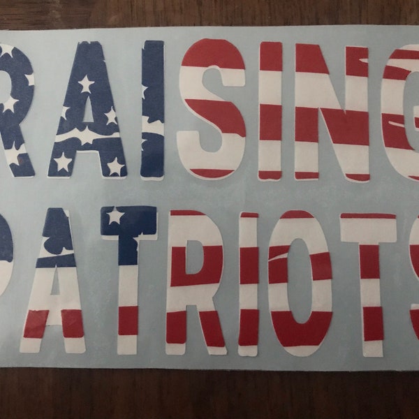 Patriots Decal - Etsy