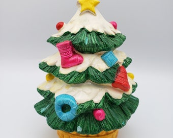 Christmas Tree Bank - Etsy