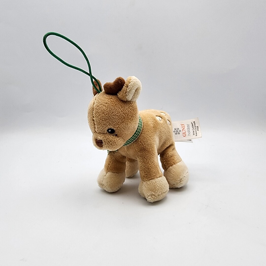 Gund Winter Cuddles Reindeer Musical Ornament "jingle Bells" - Etsy