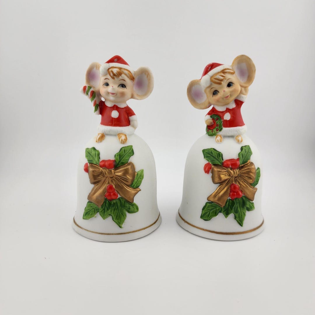 Christmas Bells With Mice - Etsy