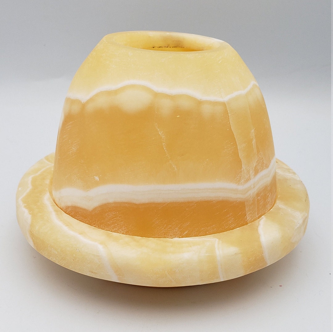Alabaster Votive Candle Holder / Fairy Lamp - Etsy