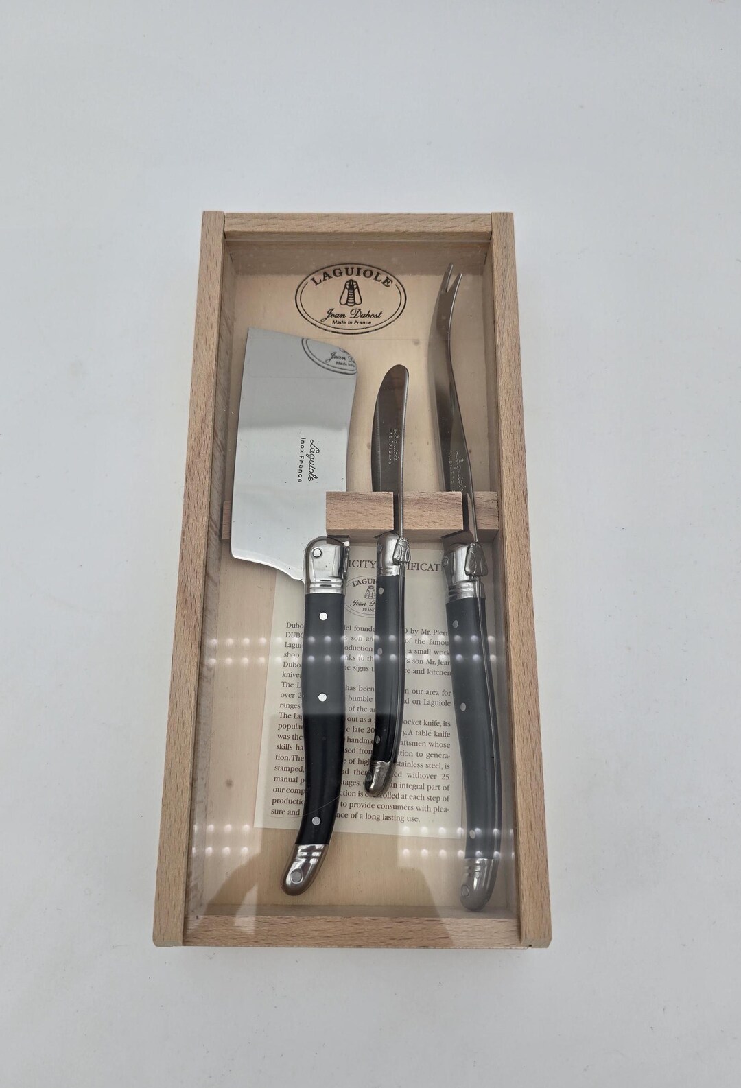 Laguiole 3 Piece Cheese Set in Box / Made in France - Etsy