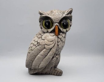 Large Ceramic Owl | Etsy