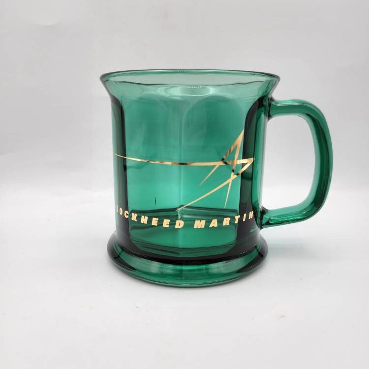 Lockheed Martin green glass mug Drink & Barware Kitchen & Dining Mugs ...