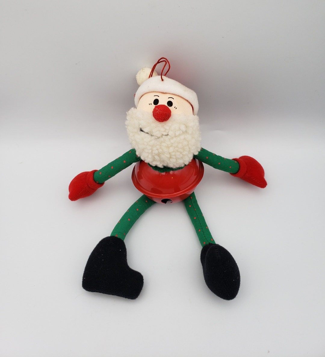 Applause Santa Jingle Bell Ornament / 1991 / Christmas Kitsch - Etsy