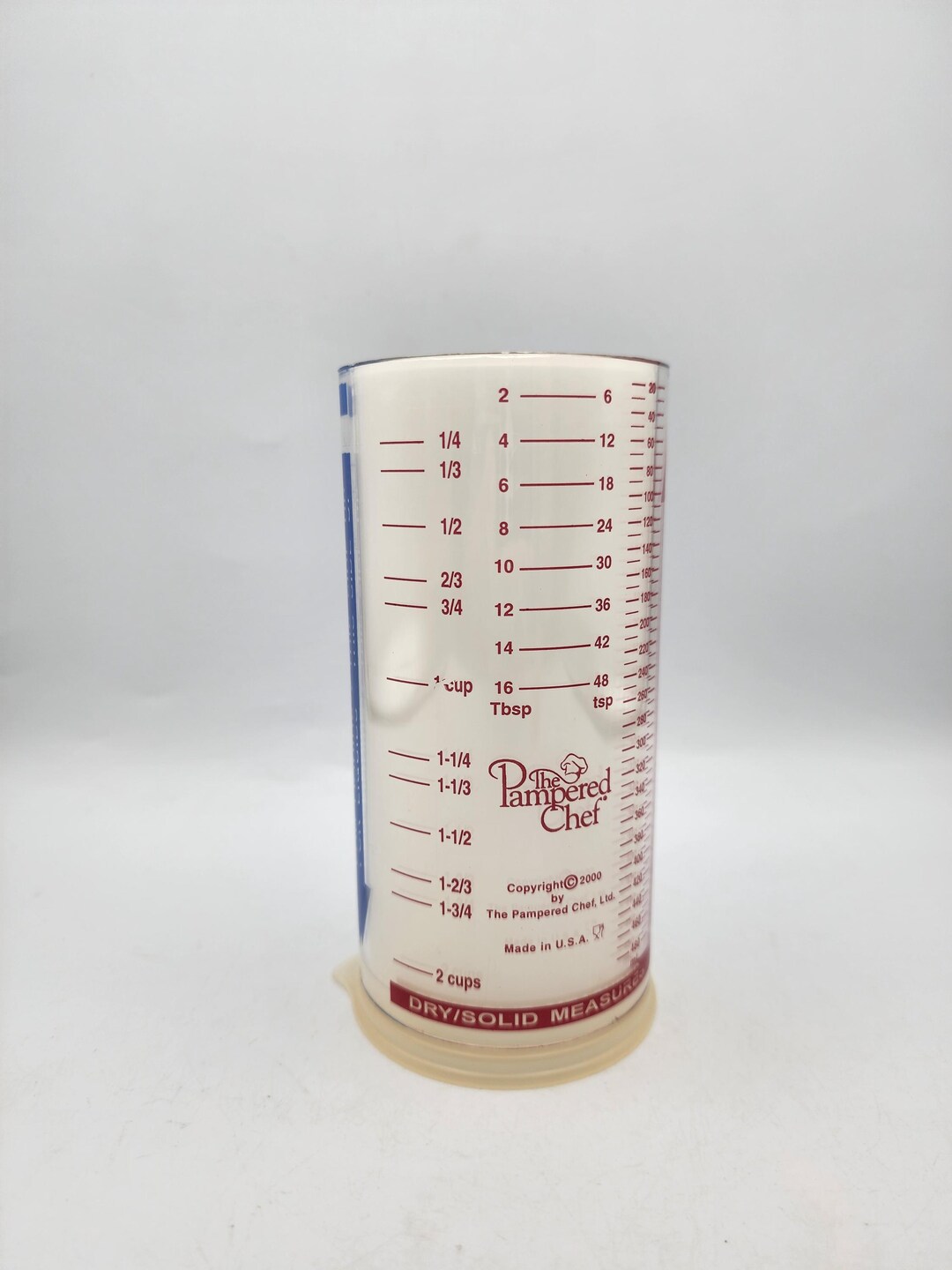 Pampered Chef Measuring Cup / Dry Solid and Liquid Measuring Cup - Etsy