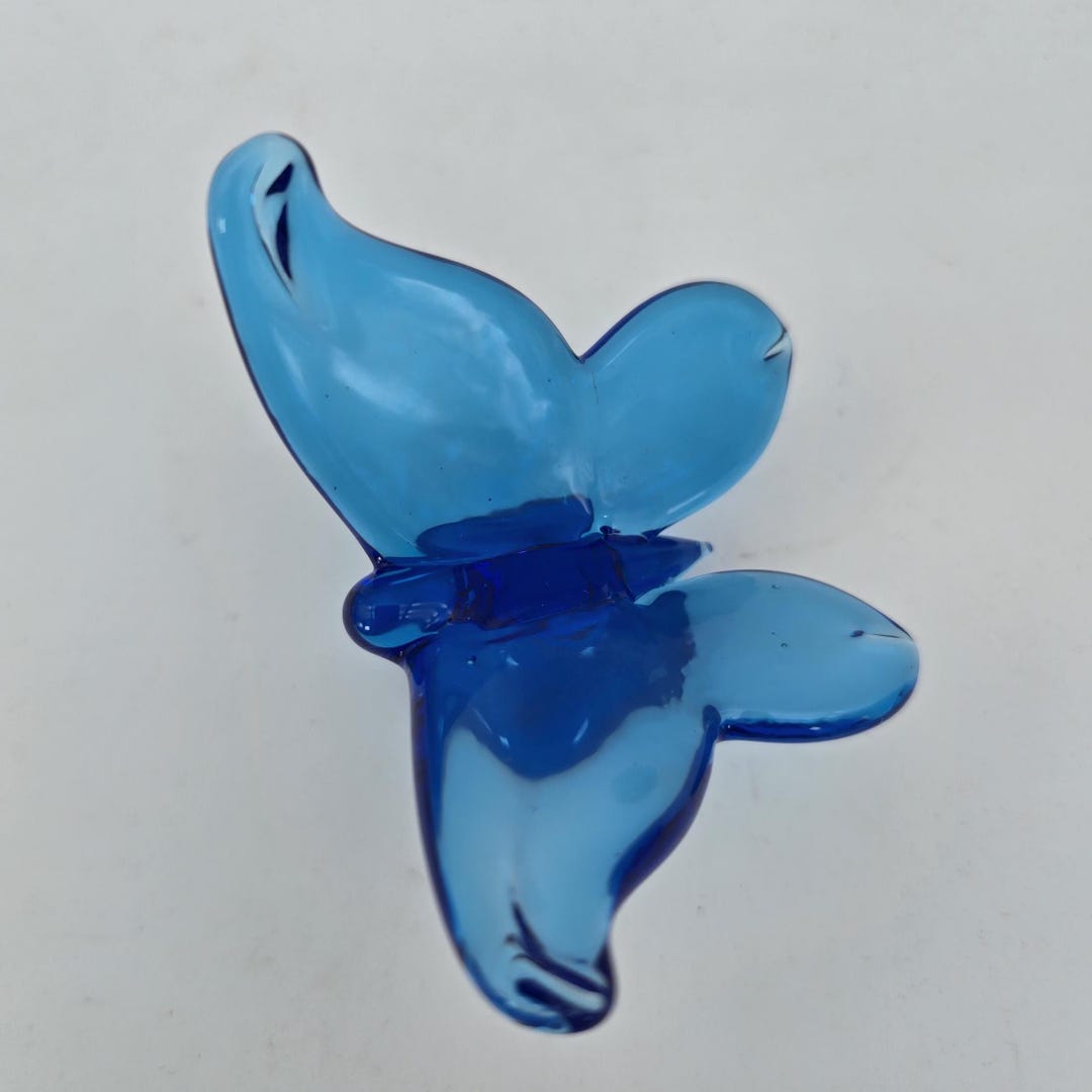 Blue Glass Butterfly - Etsy