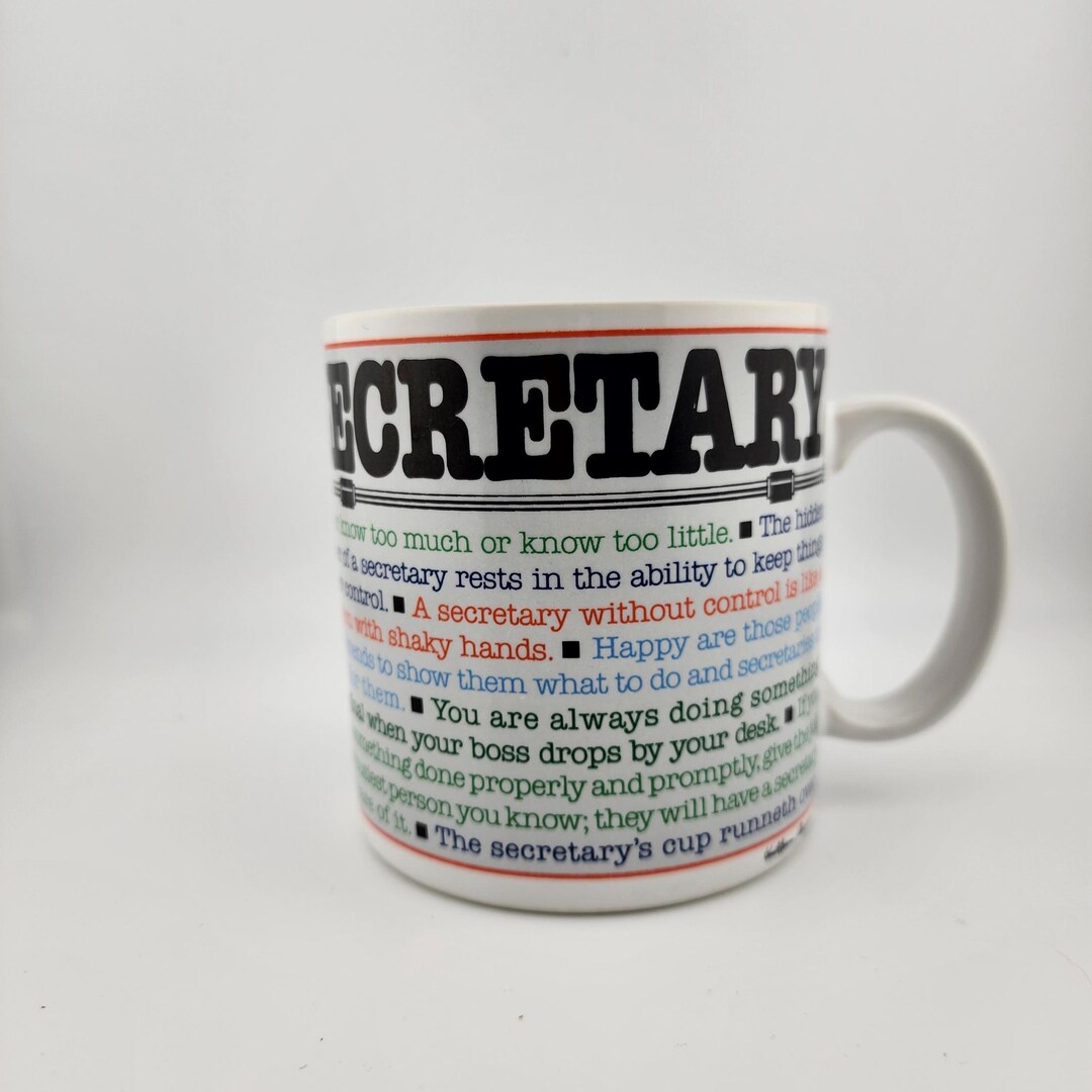 Secretary Mug / 1980's the Toscany Collection / Made in Japan - Etsy