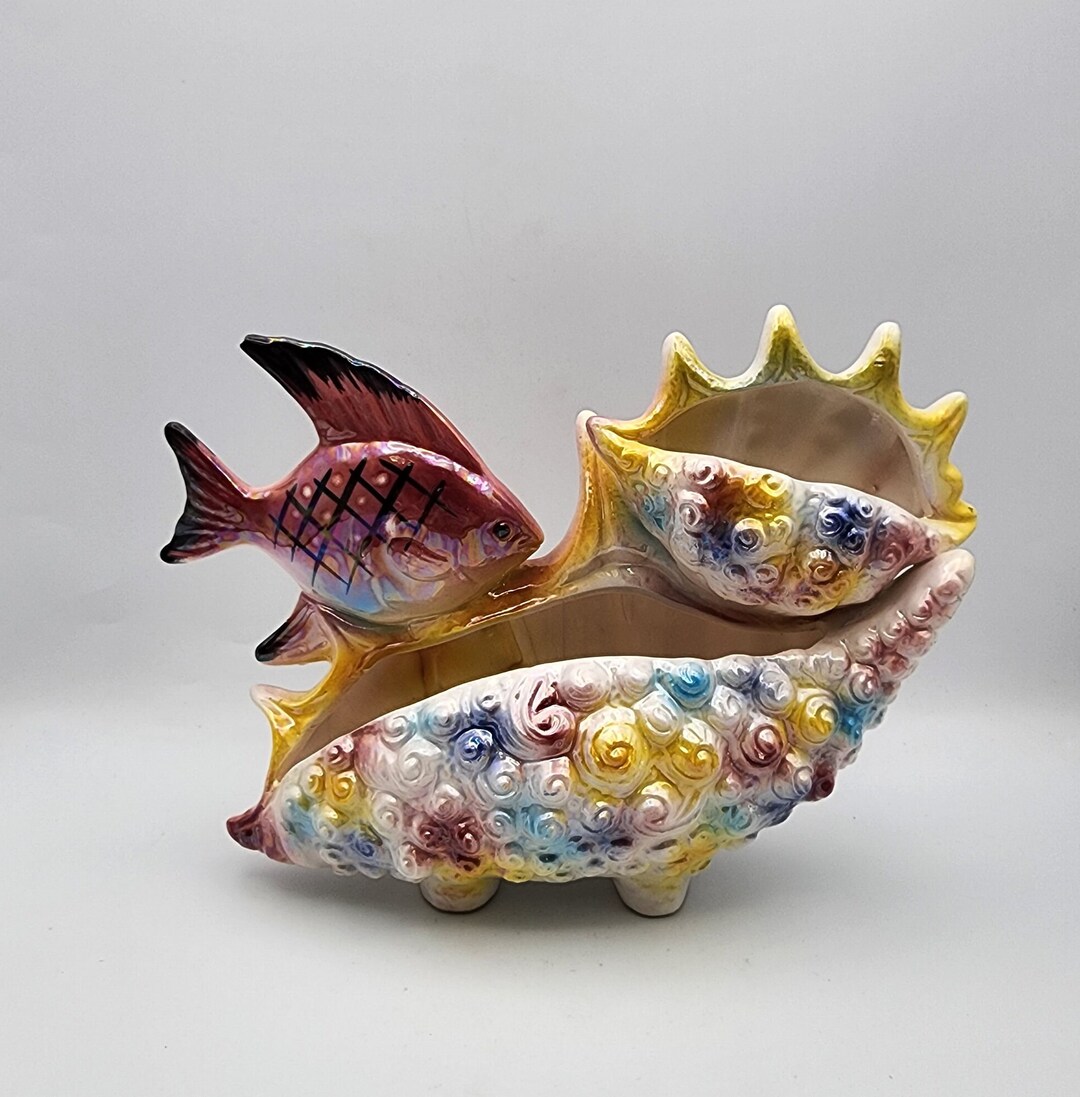 Lusterware Fish Planter - Etsy