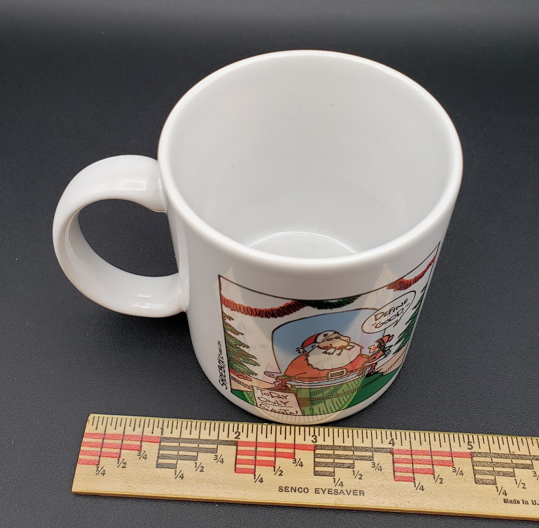 Hallmark Shoebox Christmas Mug / Santa Define Good - Etsy