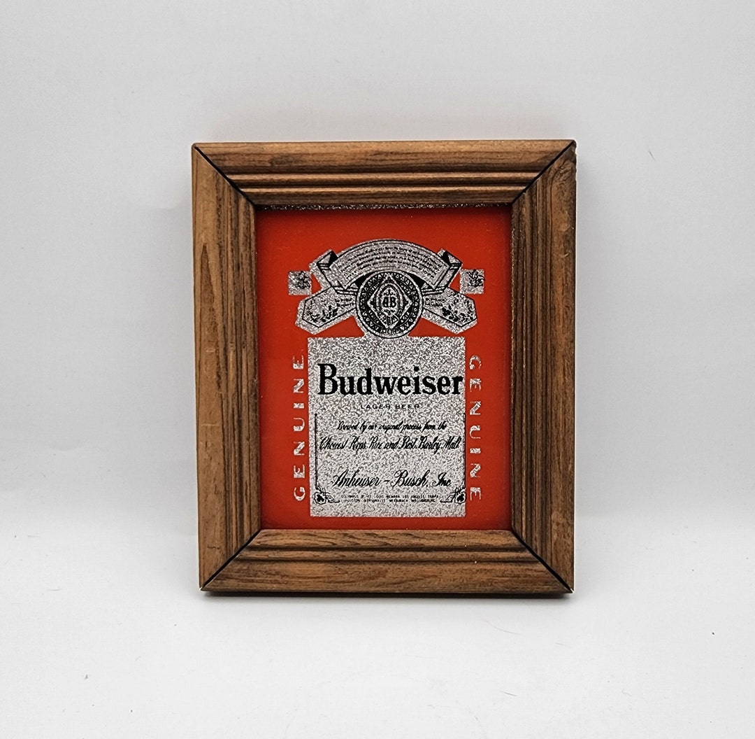 Budweiser Fair Art / Bar Sign / Carnival Prize - Etsy