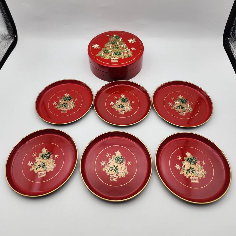 Lacquer Coasters - Etsy
