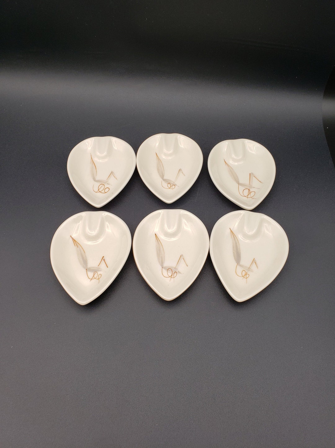 Individual Ashtray / Mid Century Ashtray / Set of 6 / 1950's Winfield ...