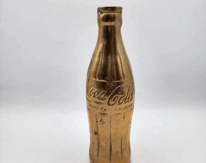 Solid Brass Coca-cola Bottle - Etsy