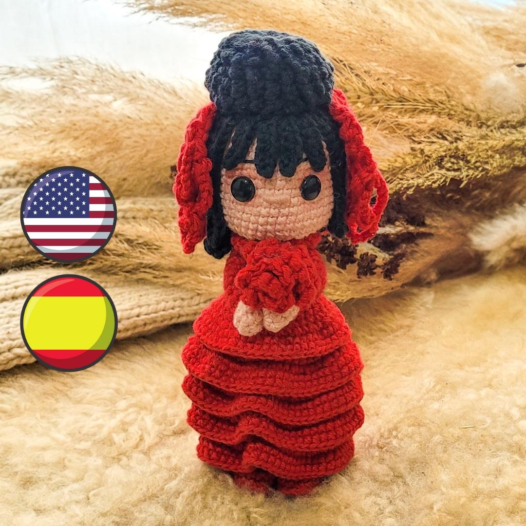 ES/ENG Lydia Deetz, Amigurumi Pattern - Etsy