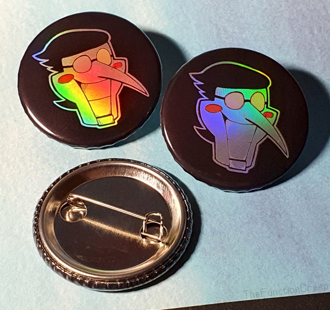 Spamton KEYGEN 38mm Holo Badge - Etsy