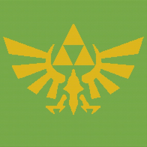 Legend Of Zelda Triforce Symbol Green