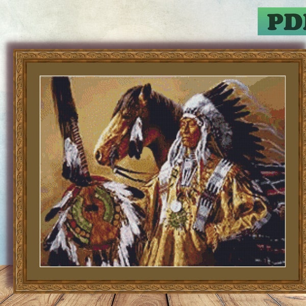 Indigenous Art Cross Stitch Pattern - Etsy