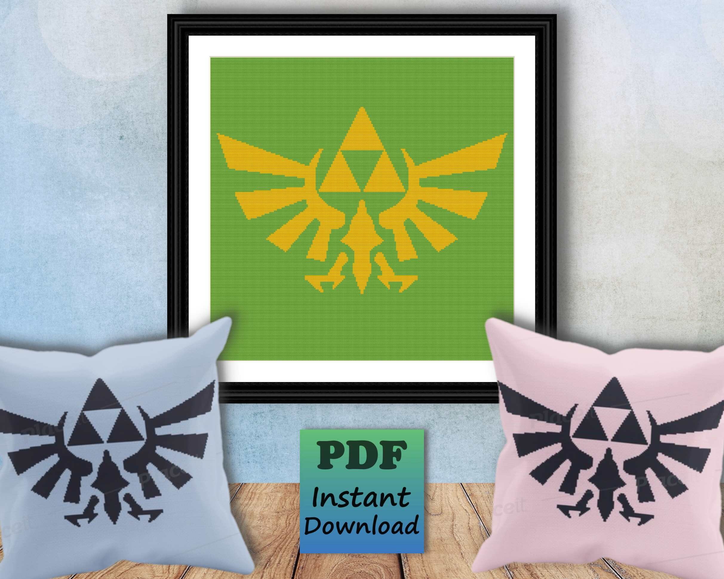 Legend Of Zelda Triforce Symbol Green