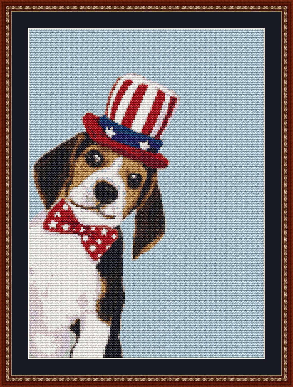 Beagle 4th Of July Dog Independence Day Americana Counted | Etsy