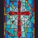 STAIN GLASS Window Cross Counted Cross Stitch PDF Pattern, Instant ...