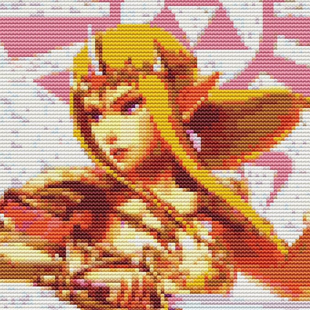 LEGEND of ZELDA Princess Counted Cross Stitch PDF Pattern, Triforce ...