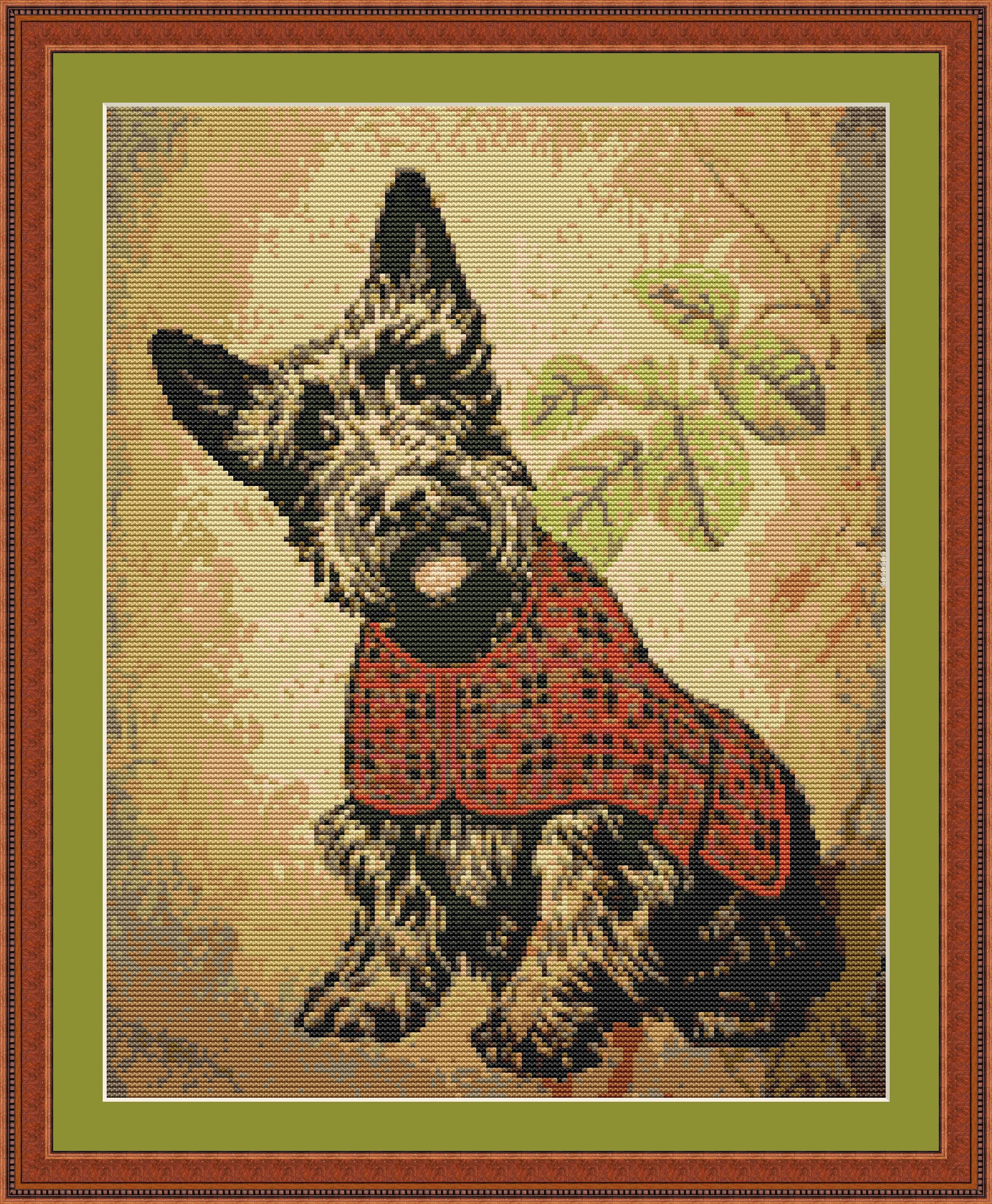 Scottie Dog Counted Cross Stitch Pattern to Download PDF Chart X Stitch ...