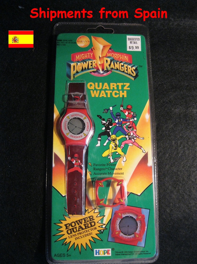 Power Ranger Wristwatches in Various Colors (original) - Etsy