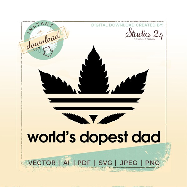 Worlds Dopest Dad Png - Etsy