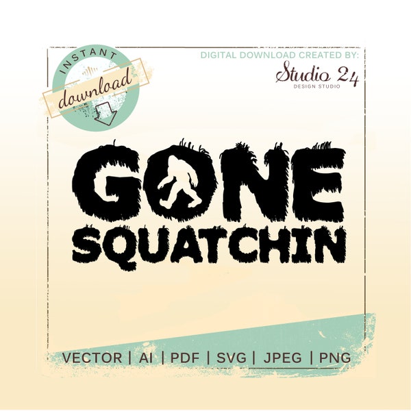 Gone Squatchin - Etsy