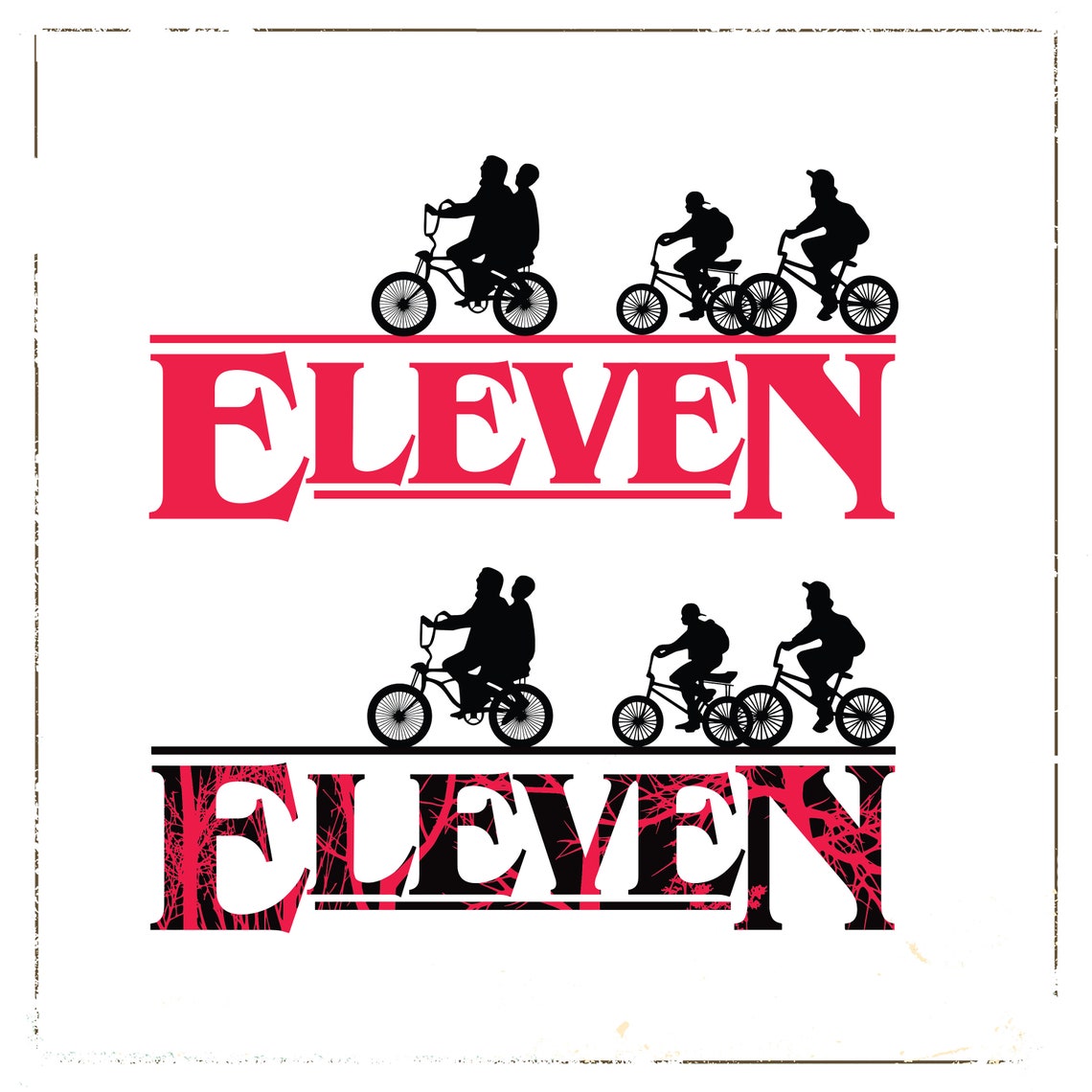 Stranger Things Svg Stranger Things Eleven Svg Eleven Logo - Etsy