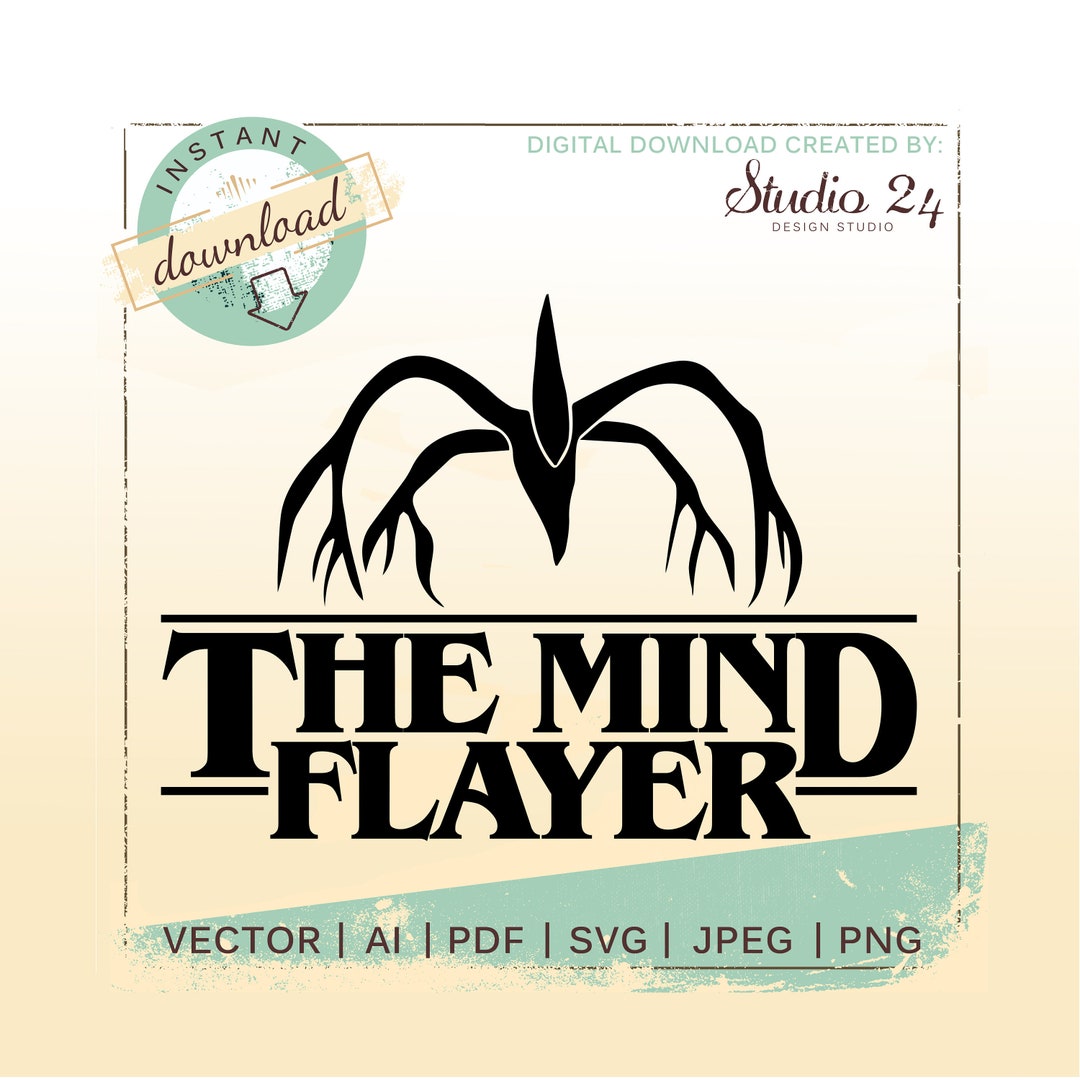 Stranger Things svg Mindflayer svg Stranger Things Shadow - Etsy México