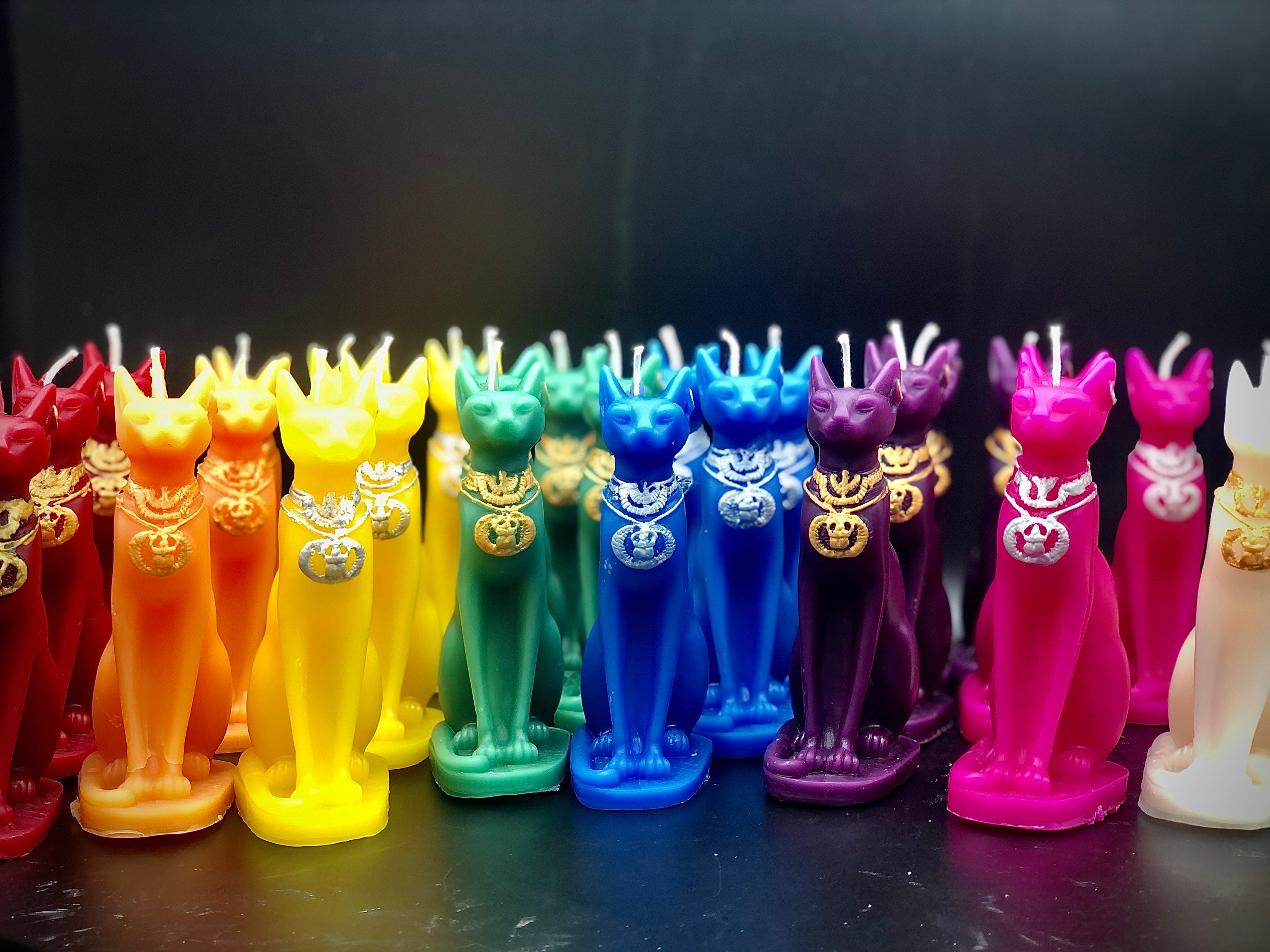 Bastet Altar Candle - Etsy