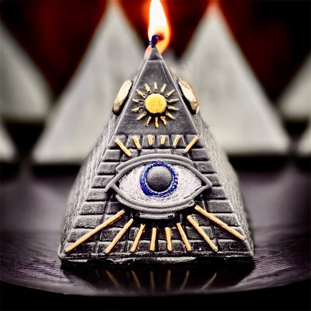All-seeing Eye Pyramid Pillar - Etsy