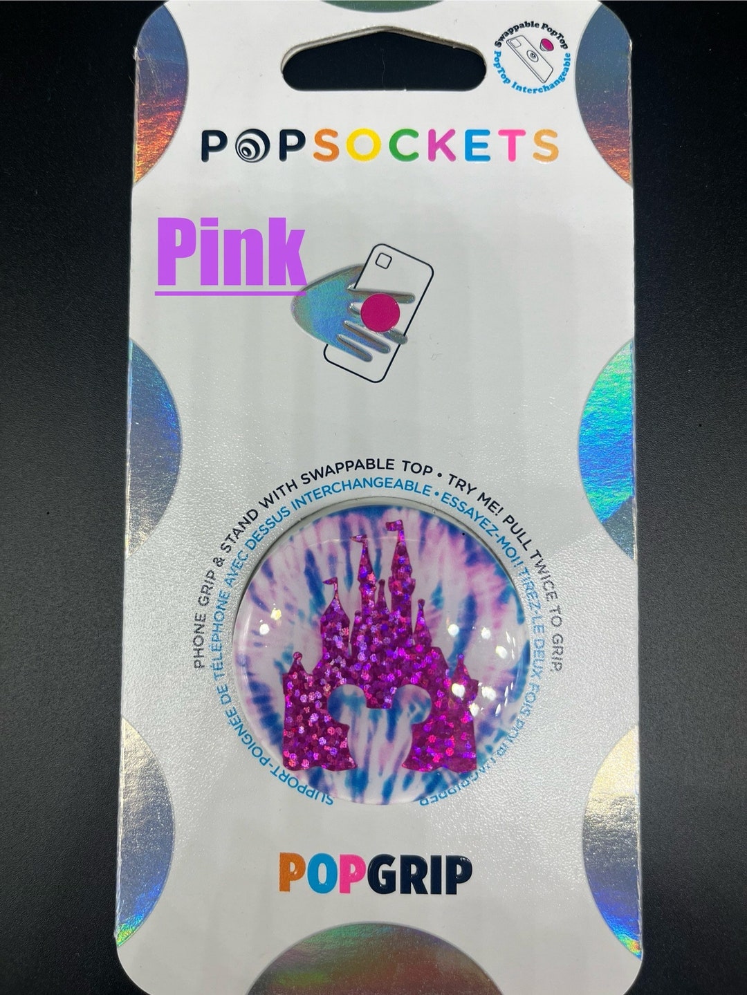 Disney Inspired Holographic Castle Pop Socket - Etsy