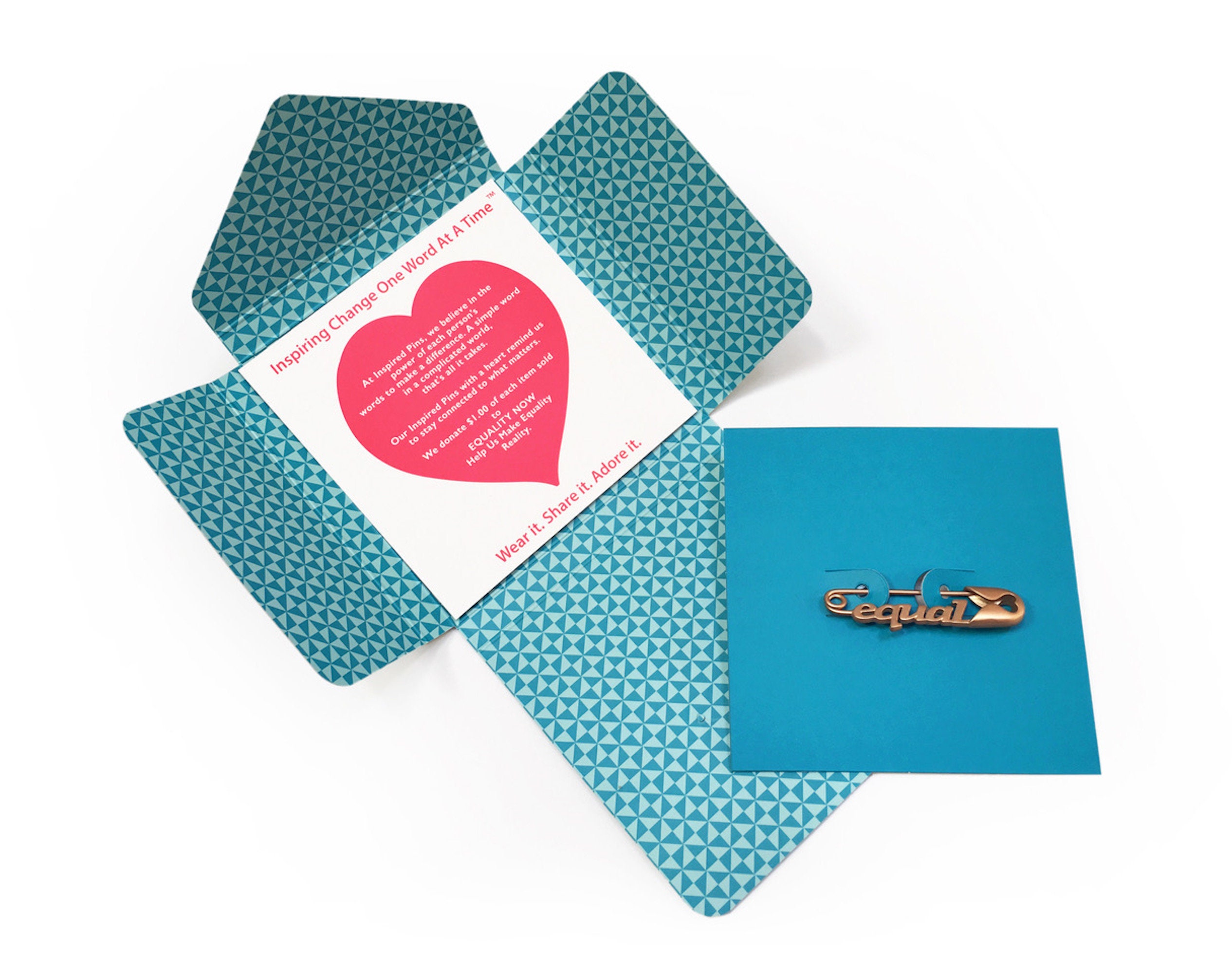 Inspiring Safety Pin by Inspired Pins BRAVE Pin - Etsy